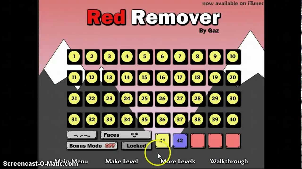 Computer Games #5- Red Remover (part 3) - YouTube