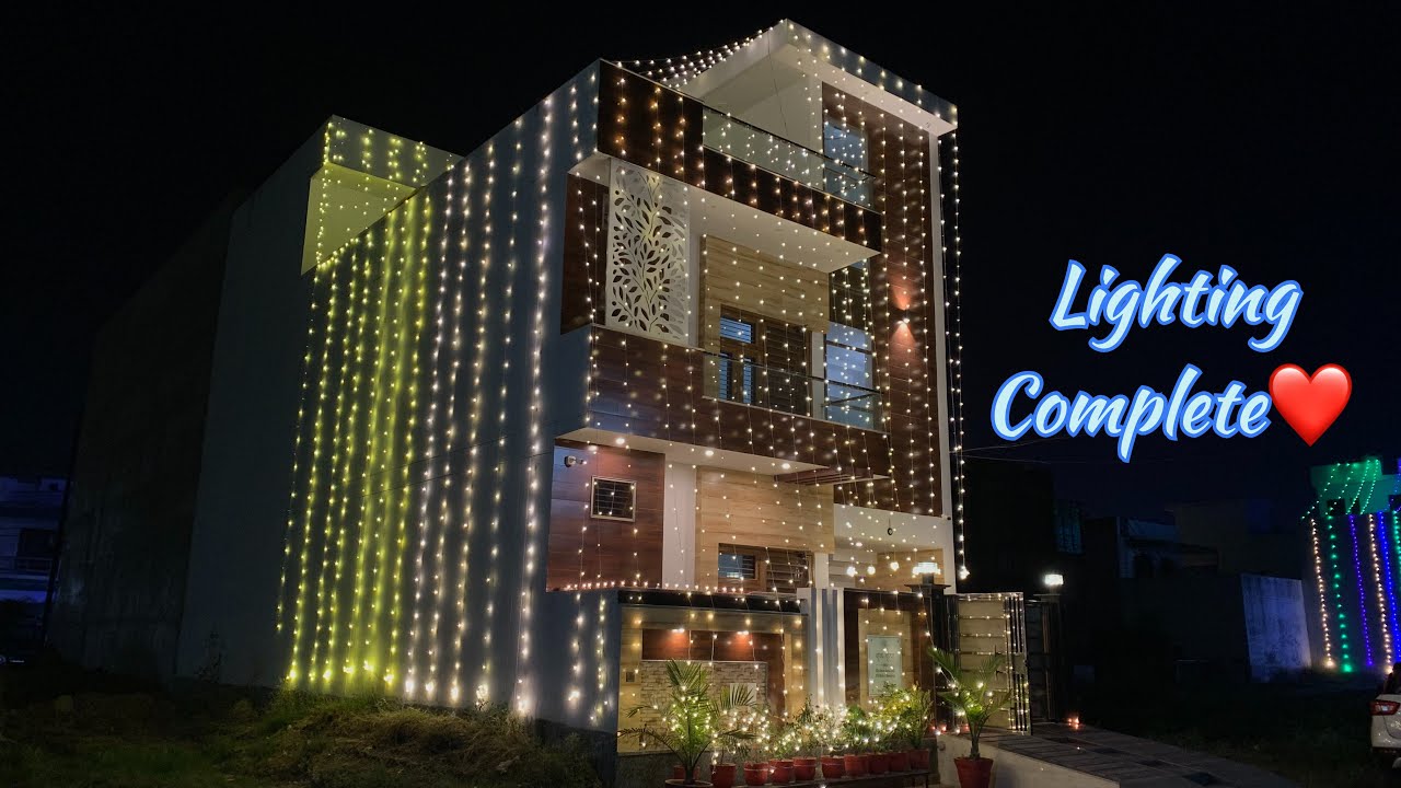 Diwali Ki lighting complete | पटाखे भी ले आए 😍 - YouTube