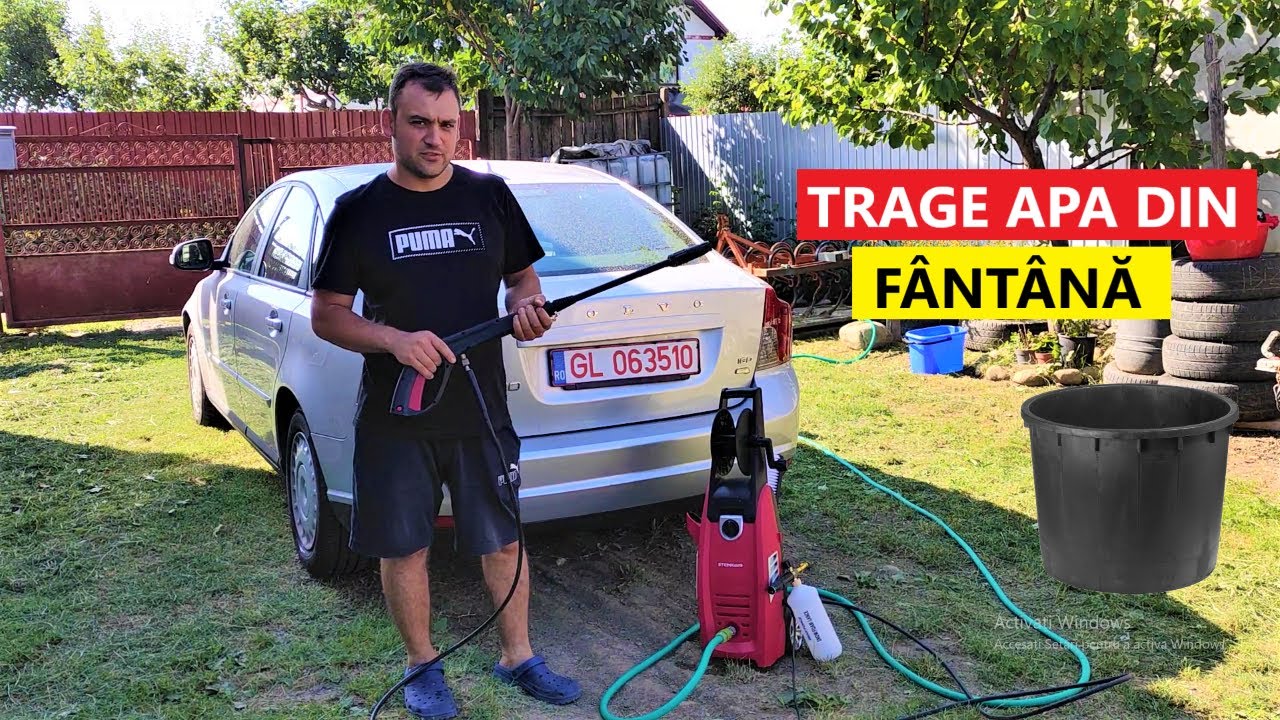 Trage Apa din Butoi ??? Steinhaus HPC18+ Aparat de spalat cu presiune ...