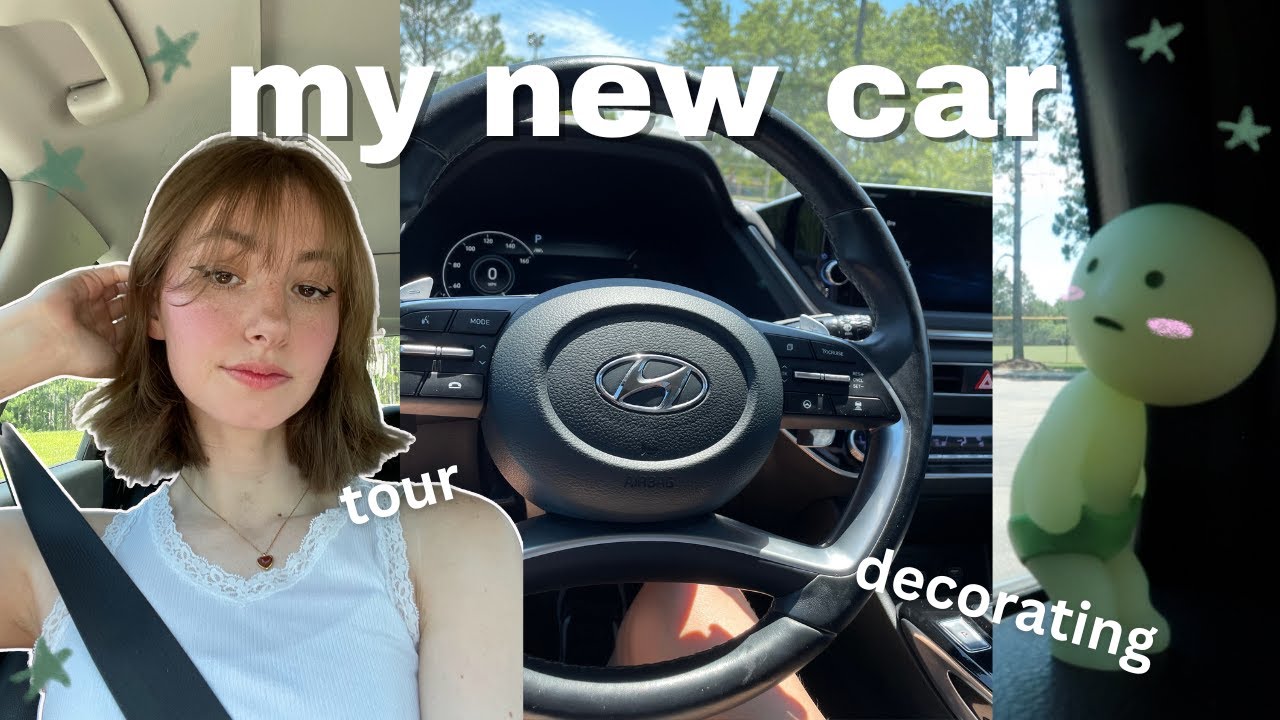 decorate my NEW car with me + CAR TOUR - YouTube