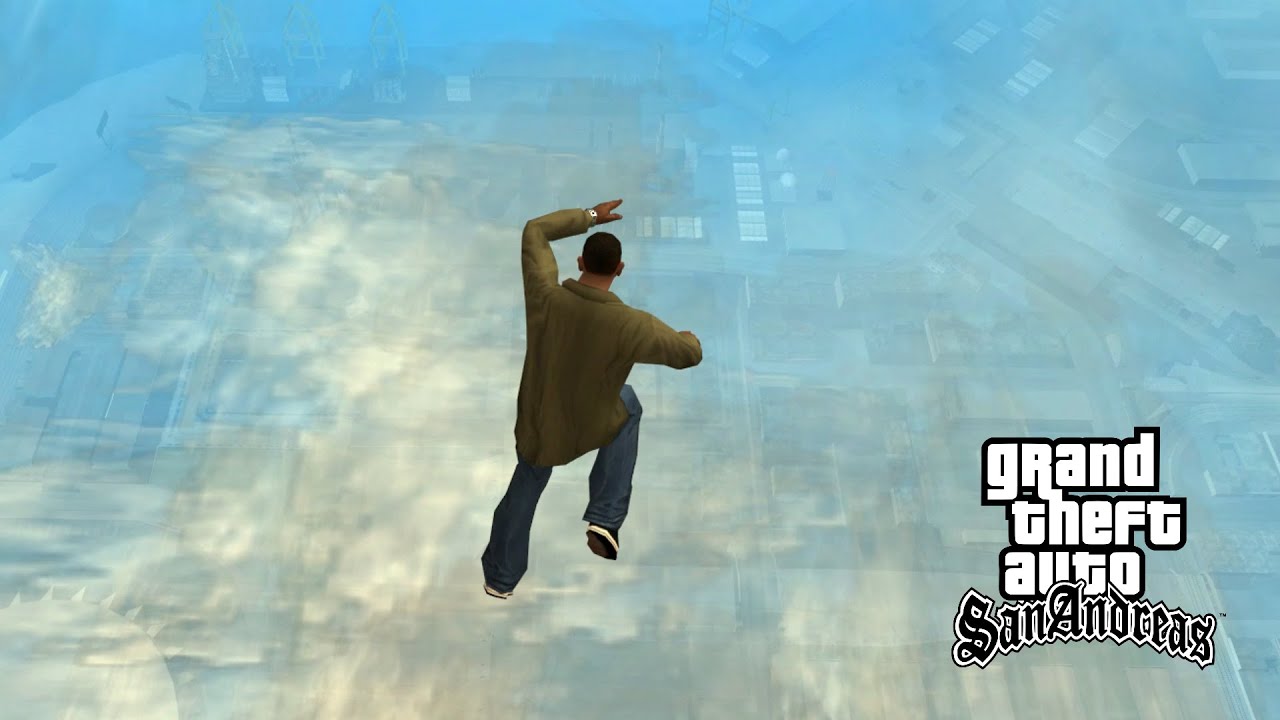 GTA San Andreas Falling from Space - YouTube