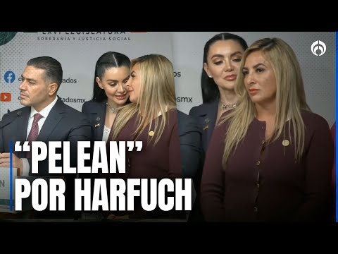 ¡Dos mujeres un Harfuch! Diputadas pelean por estar a lado del secretario de Seguridad