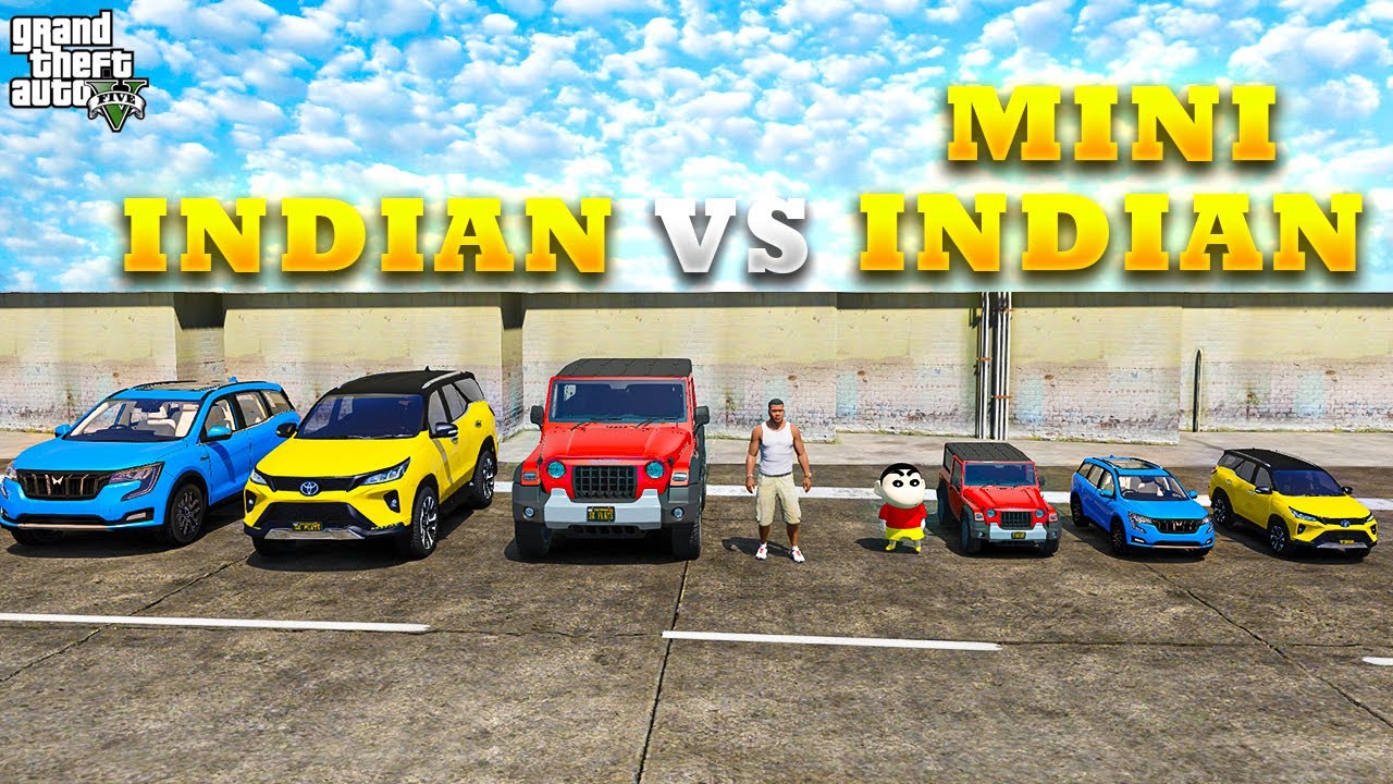 Franklin Indian Cars vs Shinchan Mini Indian Cars | Who Will Win? || SK ...