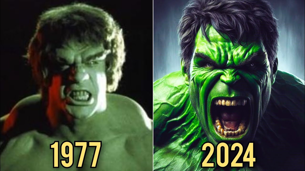 Hulk evolution from 1977 to 2024 |MrEvolution 2.0 | #hulk - YouTube