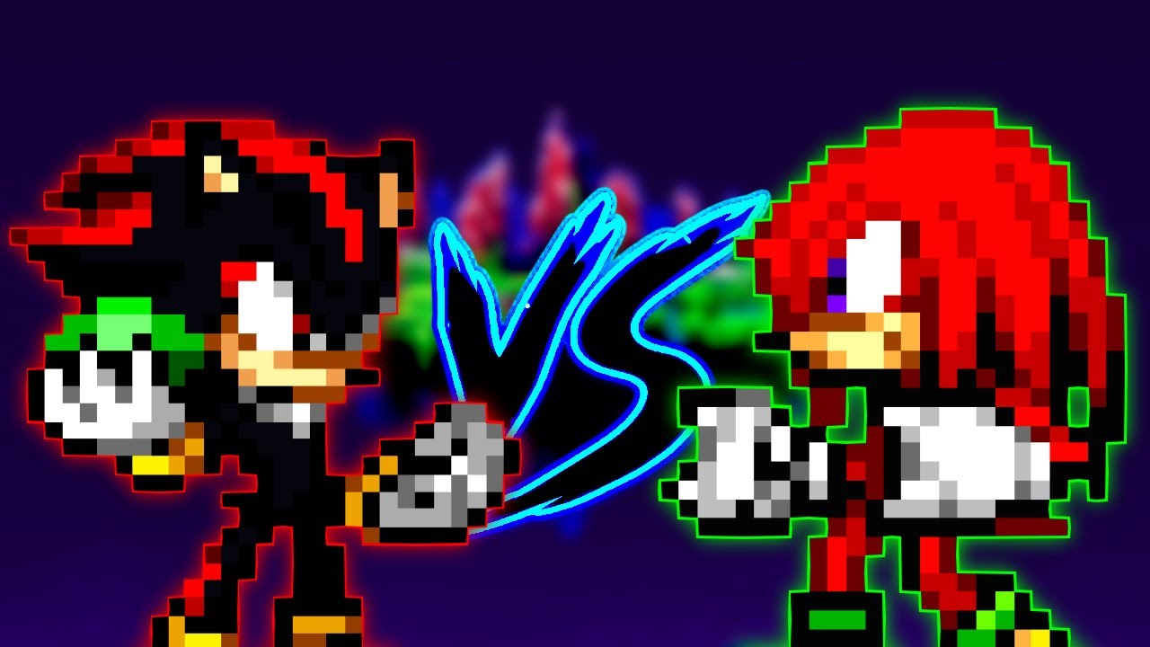 Base Shadow vs Base Knuckles | MUGEN Battle - YouTube