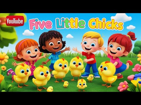 "🐥 Sing Along! Five Little Chicks Song & Fun Nursery Rhymes for Kids! 🎶 ...