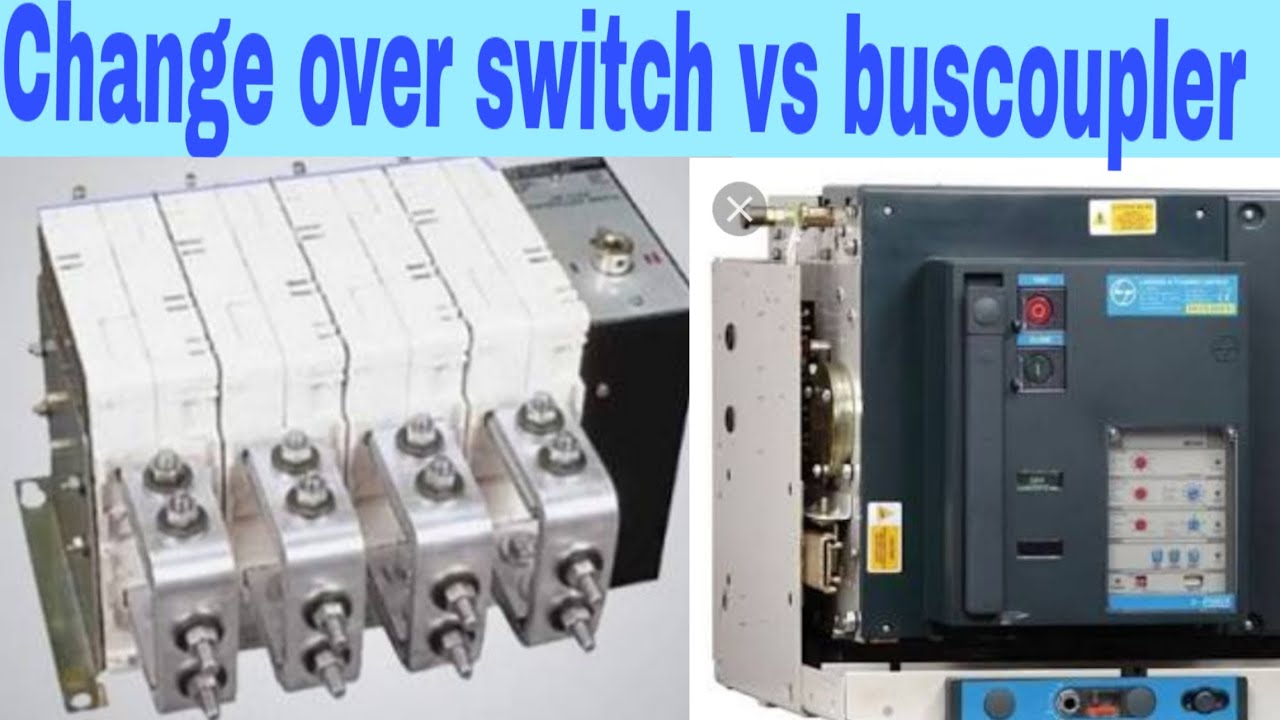 Change Over Switch VS Bus coupler - YouTube