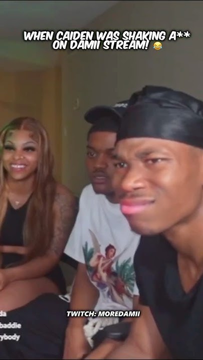 When Caiden Was TWERKING On Damii's STREAM! 😳 #shorts #damii #rizz - YouTube