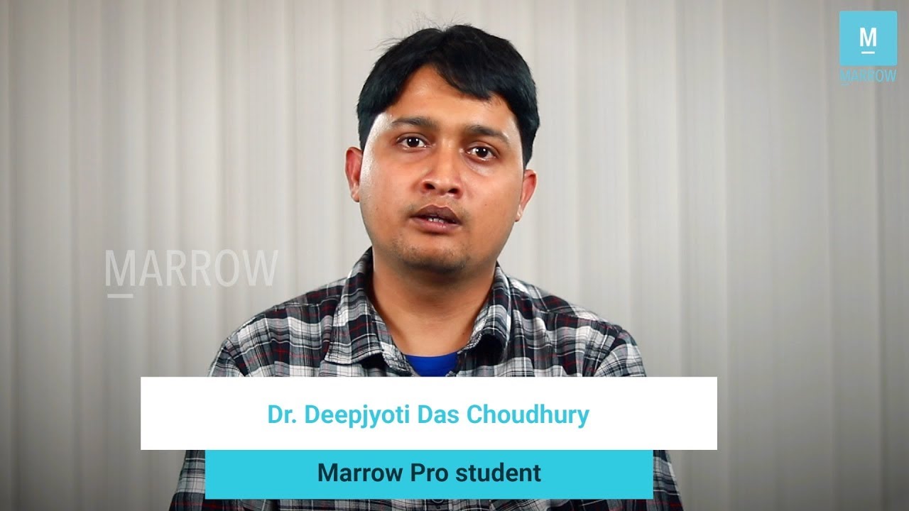 Dr Deepjyoti Das shares his journey of success with Marrow - YouTube
