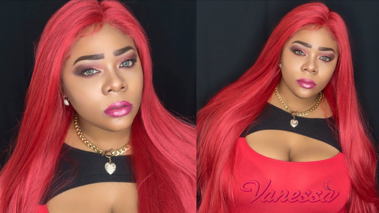 Red FL🔥MES! Sis she's too hot to handle ⚠️ TUSSY | Whole Lace Wig ...