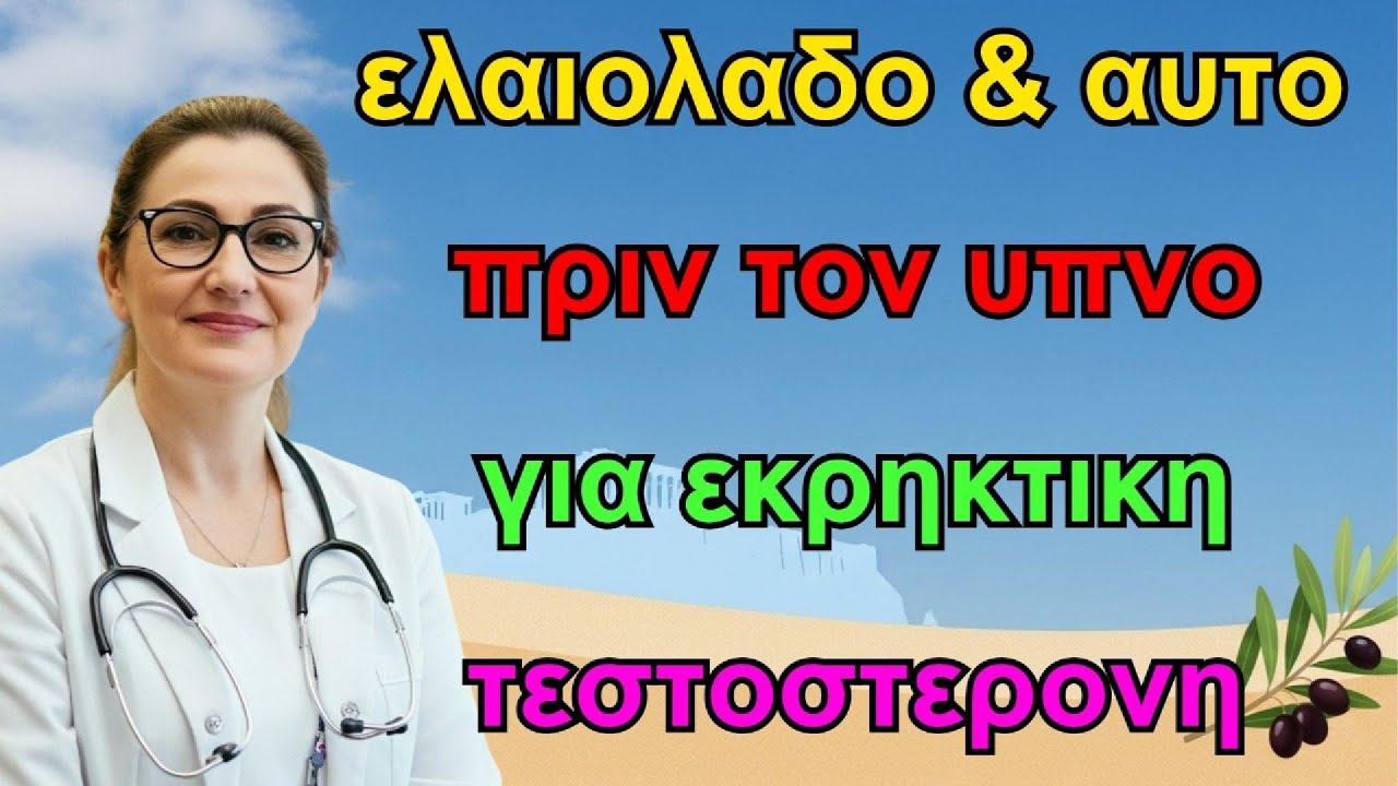 άνδρες άνω των 60: αναμείξτε ελαιόλαδο με αυτό πριν τον ύπνο για έκρηξη ...