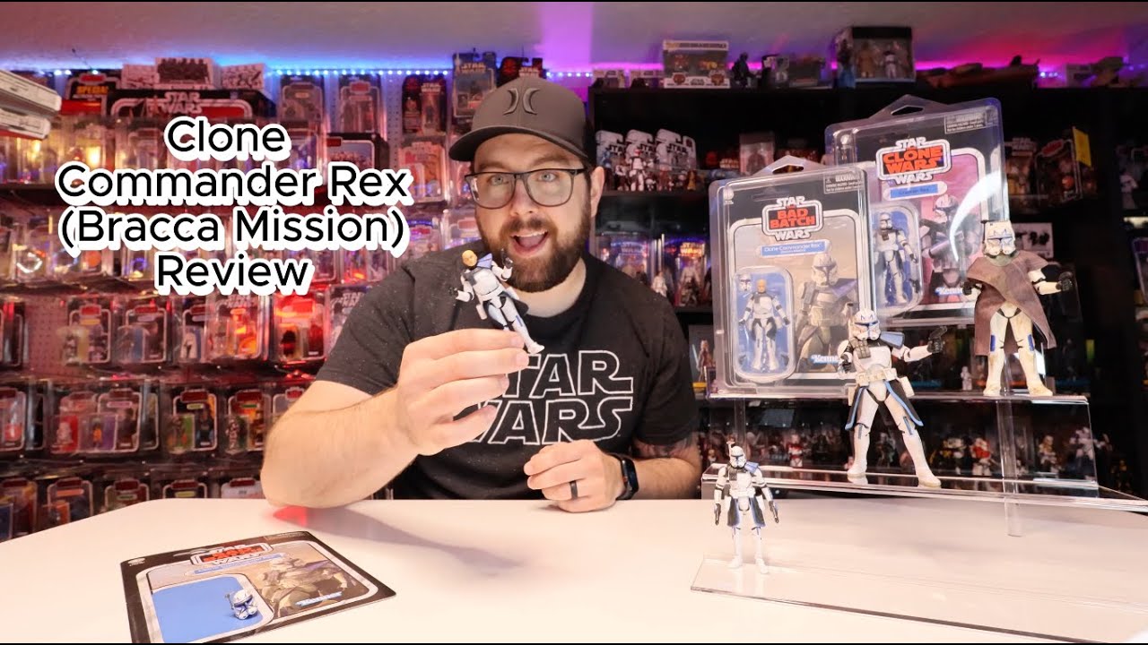 Clone Commander Rex (Bracca Mission) Vintage Collection Review - YouTube