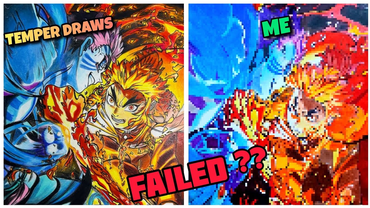 I Tried drawing like @Temper_draws | Art by Shubham - YouTube