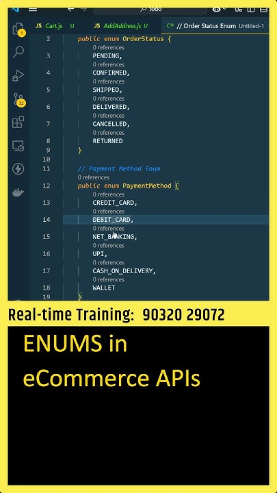 When To Use Enums In Ecommerce Apis Springboot Tutorial For Beginners Shorts Coding Btech