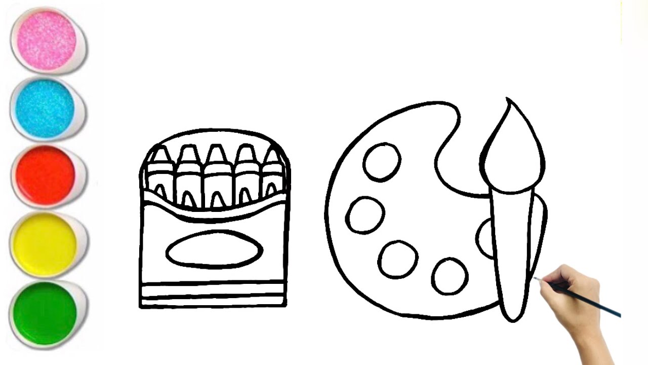 Colors Drawing for kids , coloring for kids and toddlers || easy ...