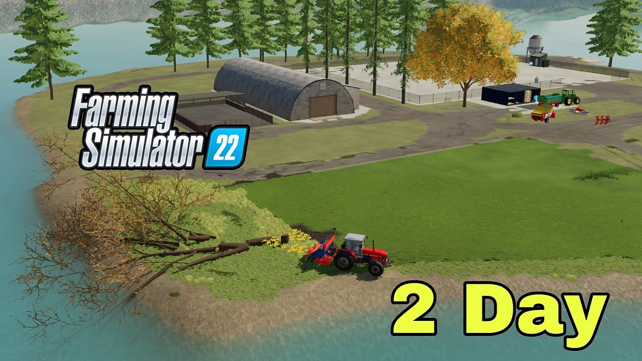 Day- 2 Private Ireland Fs22 mod Freshwater Island Survival | gameplay ...