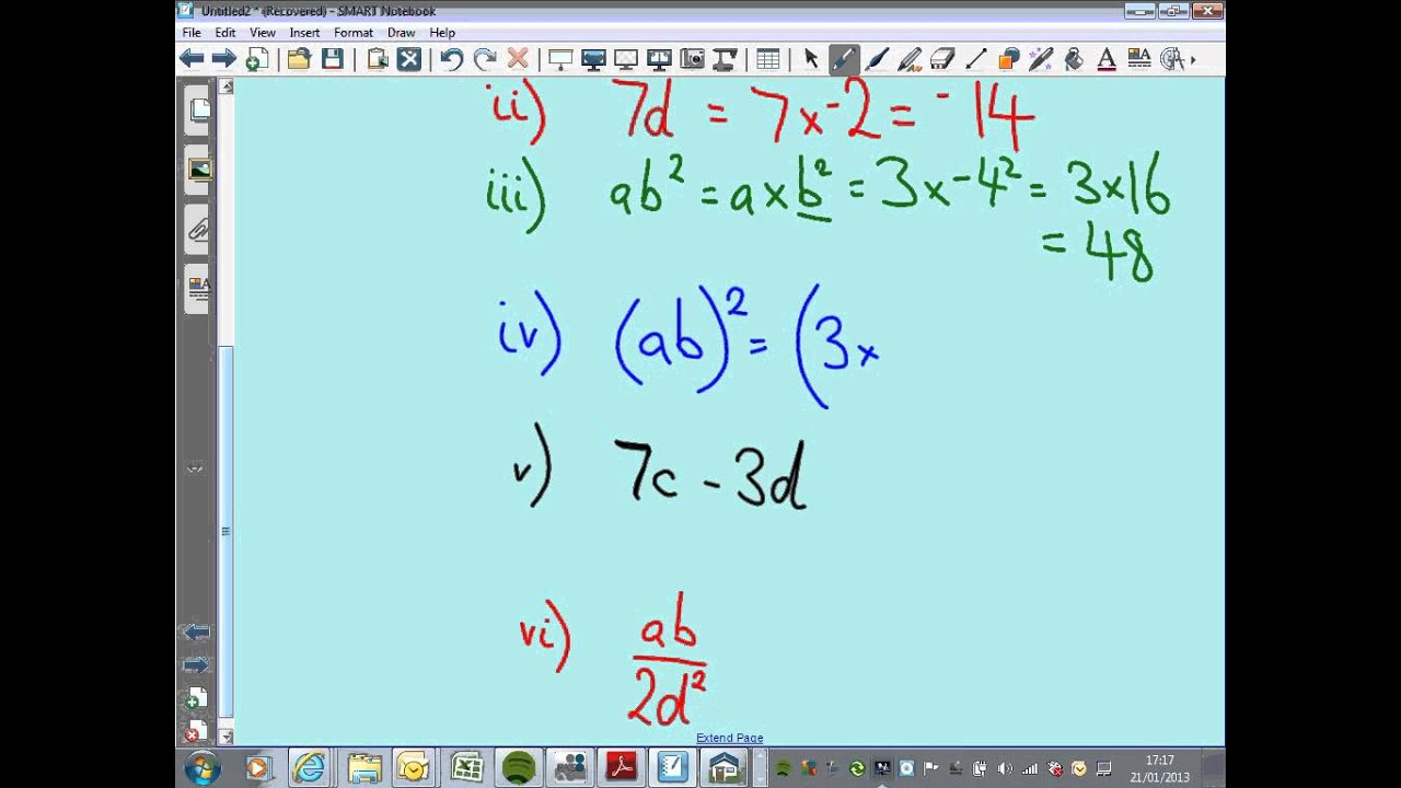 Substitution - YouTube