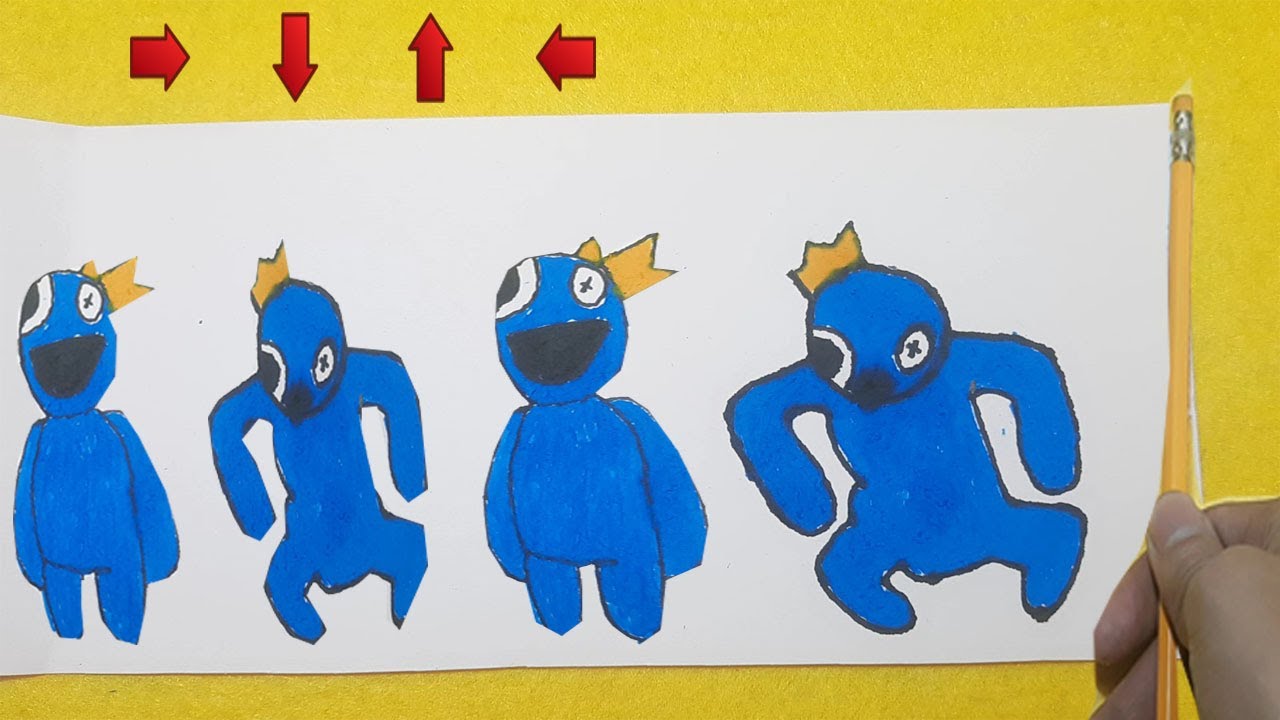 Roblox Rainbow Friends Chapter 2 FNF Mod😊Easy Animation Paper Craft ...