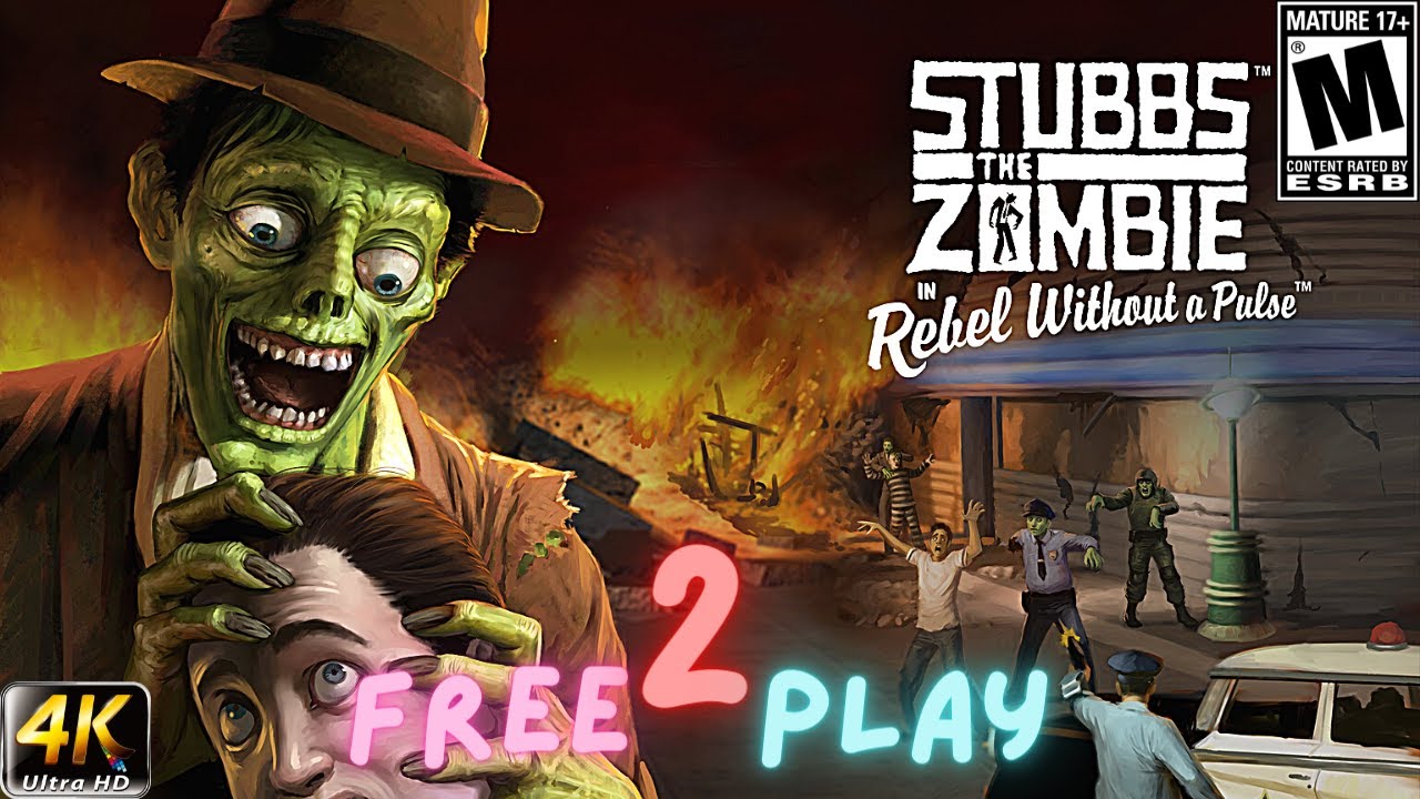 Stubbs The Zombie Without A Pulse Game Review - YouTube