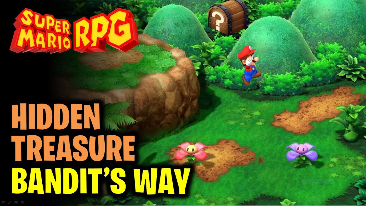 Bandit's Way Hidden Treasure Location | Super Mario RPG - YouTube
