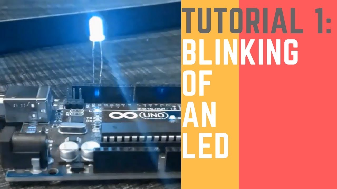 Arduino Blinking of an Led - YouTube