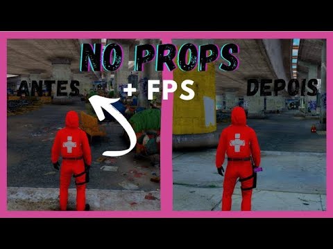 NO-PROPS +240 FPS 4 GB RAM, E COMO INSTALAR FIVEM TRAVANDO NUNCA MAIS ...