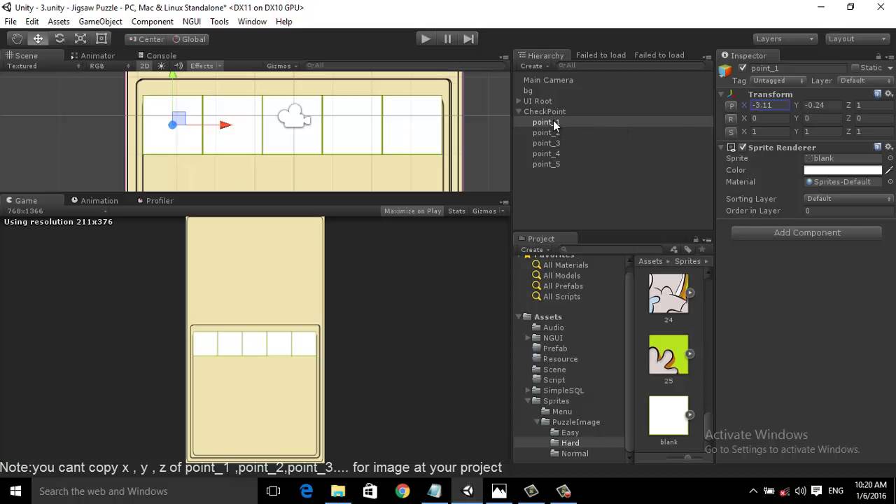 Unity 2D Tutorial how to crate jigsaw puzzle Game Part 3[3] - YouTube