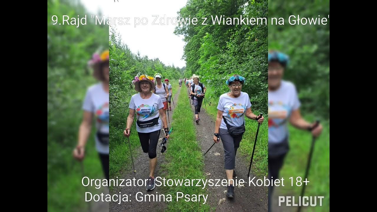 9.Rajd "Marsz po Zdrowie z Wiankiem na Głowie " Edycka 2o24 - YouTube