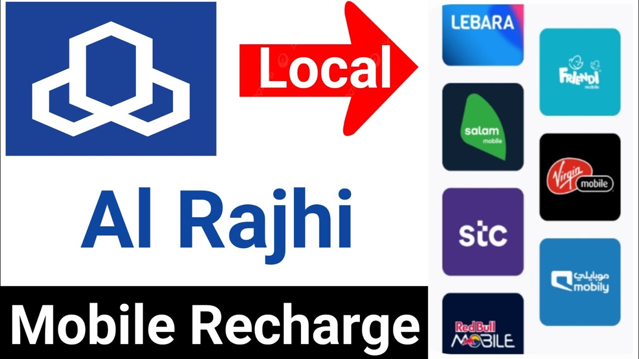 Al Rajhi Se Local Mobile Recharge Kaise karen | How To Local Mobile ...