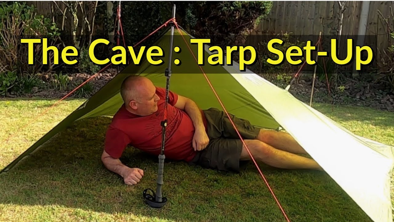 Ultralight Tarp Shelter Setup. The Cave / Pyramid Pitching Guide - for ...