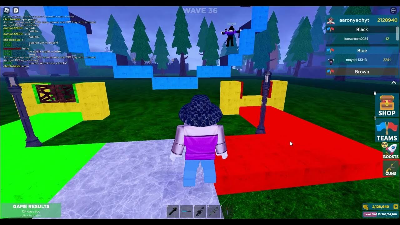 Roblox - Zombie Defense By Per Games - Playing with good spanish player maycol13313 - YouTube