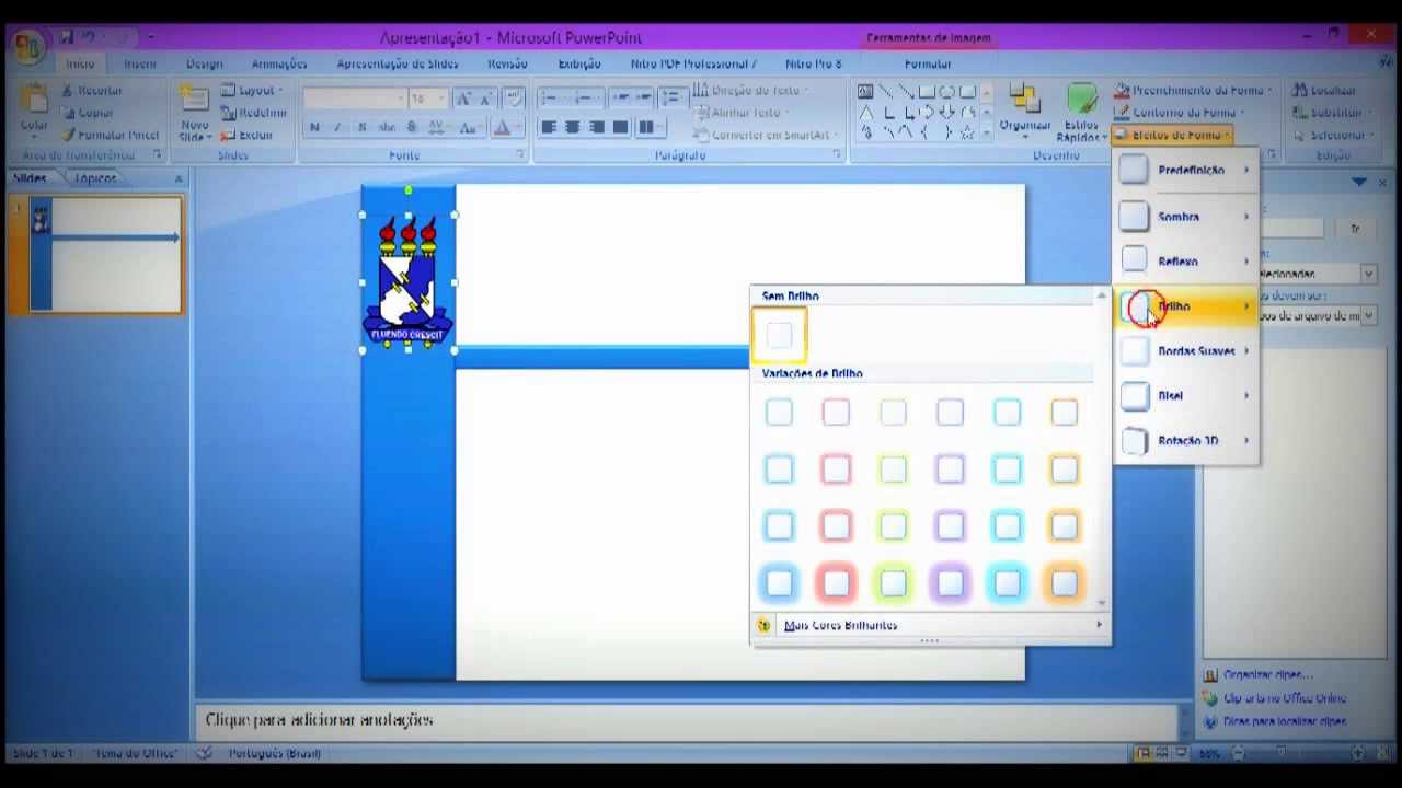 Como fazer capa no powerPoint - YouTube