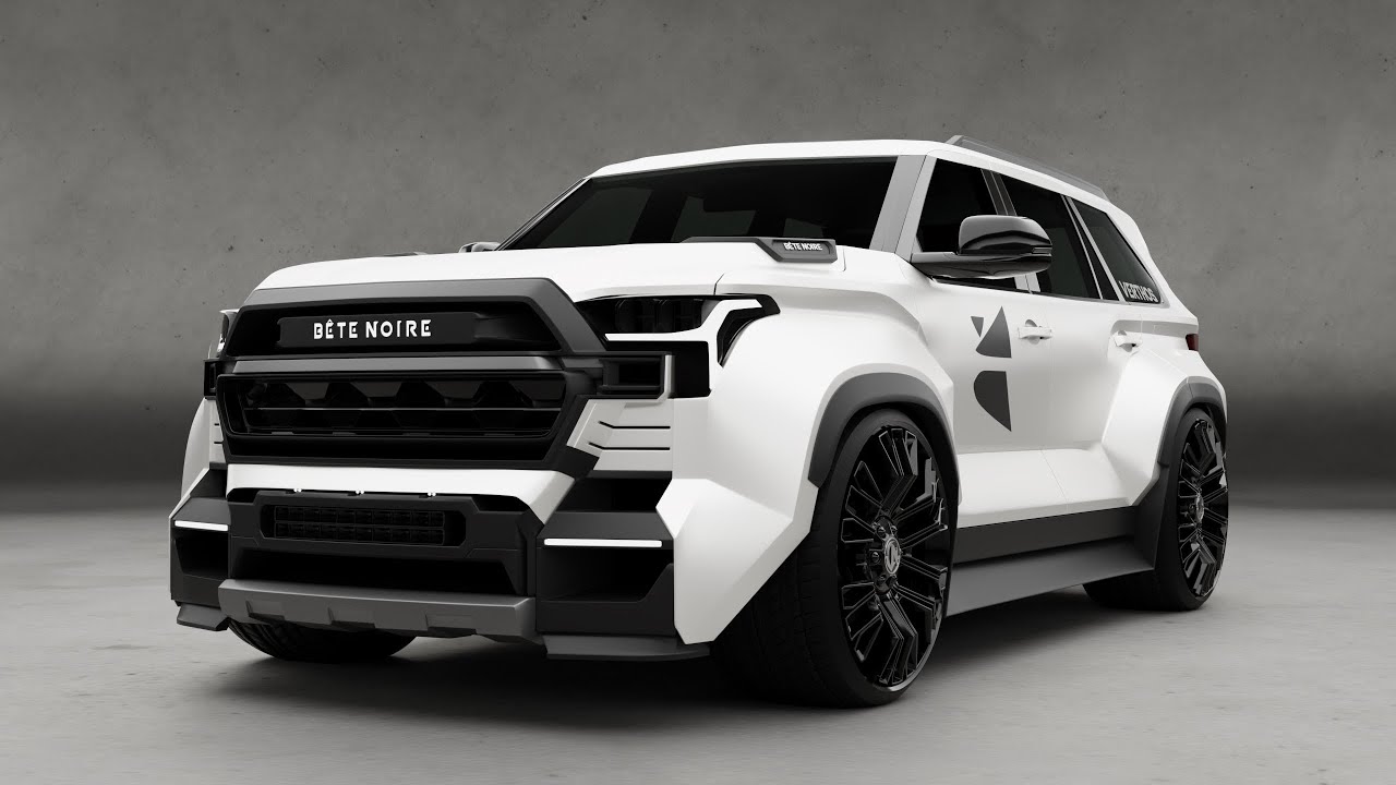 New Toyota Sequoia R 2024 "Verthos" Custom Wide Body Kit by Bête Noire ...