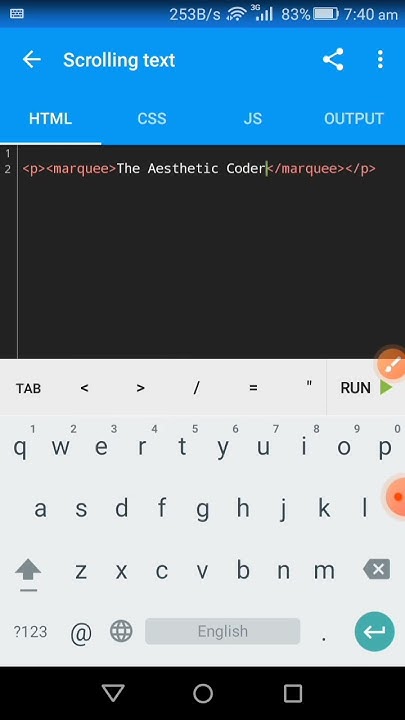 Learn How To Scroll A Text In Html And Csscoding Shortstheaestheticcoder Youtube 0906