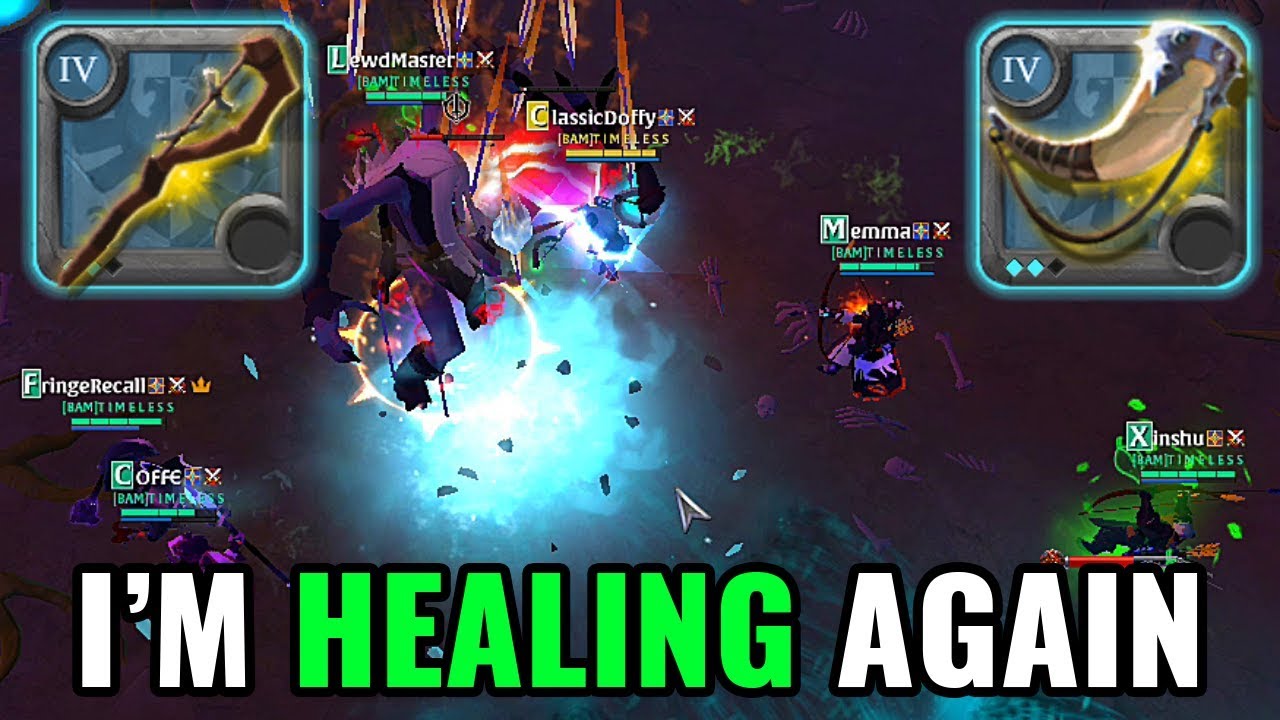 I'm Healing Again | Druidic Staff & Mistcaller | Albion Online - YouTube