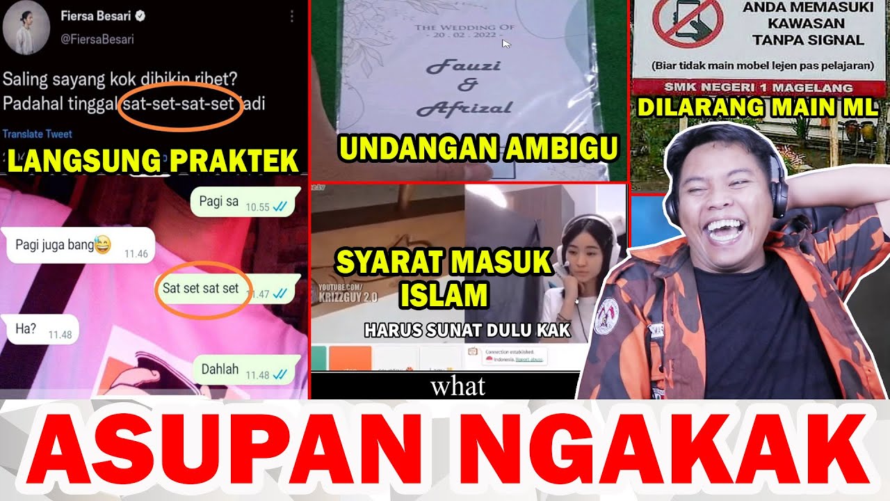 Meme “sat set sat set”, syarat masuk islam, undangan ambigu, dilarang ...
