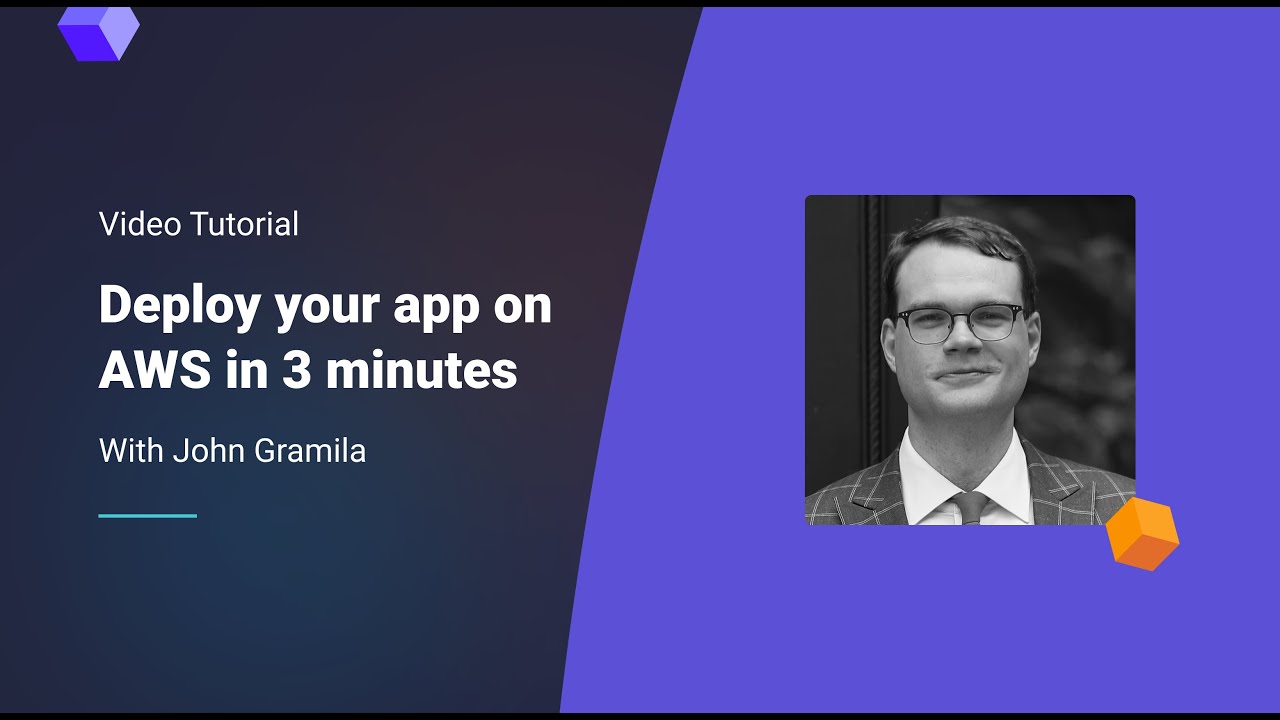 Deploy your application on AWS in 3 minutes with John Gramila - YouTube