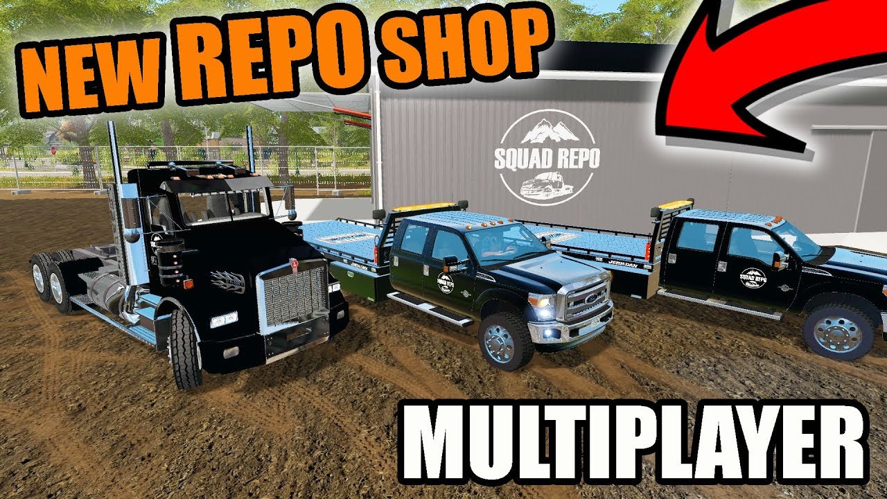 FARMING SIMULATOR 2017 | BUILDING A CUSTOM REPO SHOP & NEW REPO TRUCKS ...