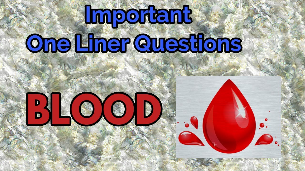 Most Important Questions Related To Blood..|| Asked In Exams Directly ...