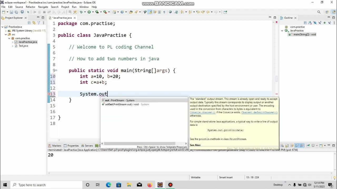 Java Simple Program Youtube
