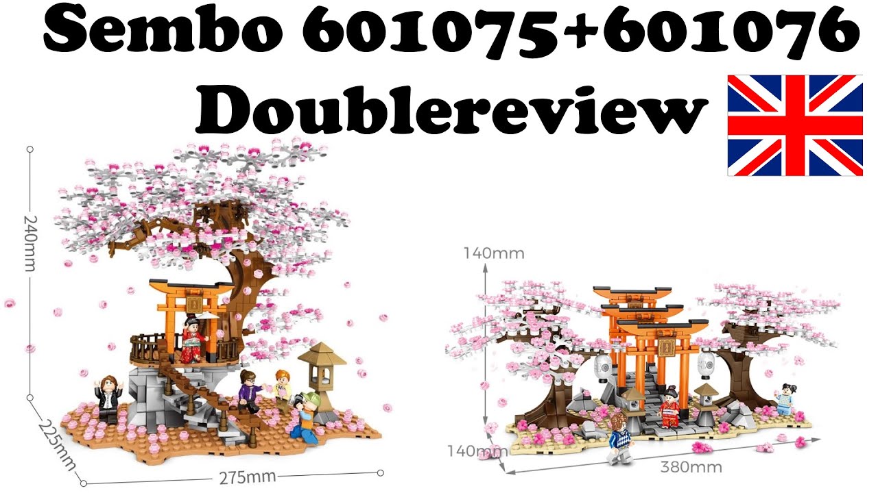 Sembo 601075/601076 - Sakura Blossom - Doublereview - YouTube