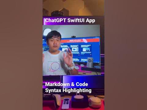 Add ChatGPT Markdown & Code Syntax Highlight to SwiftUI iOS App #iosdevelopment #chatgpt # ...