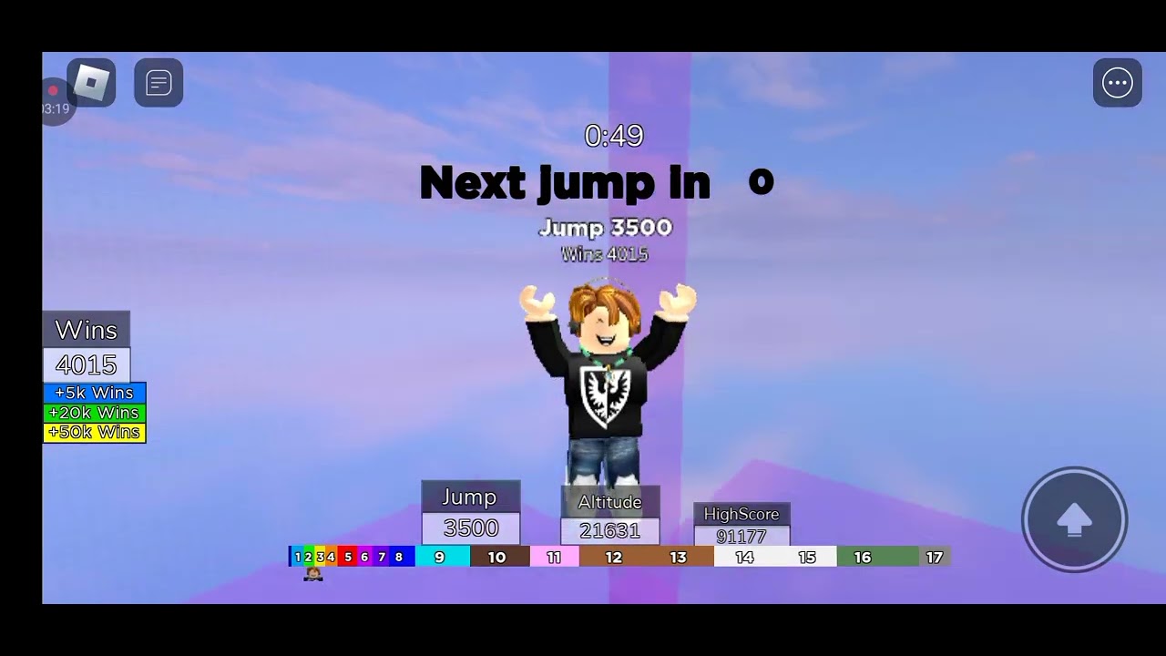 3780 JUMPS, QUASE 4000 - Roblox Victory Jump - YouTube