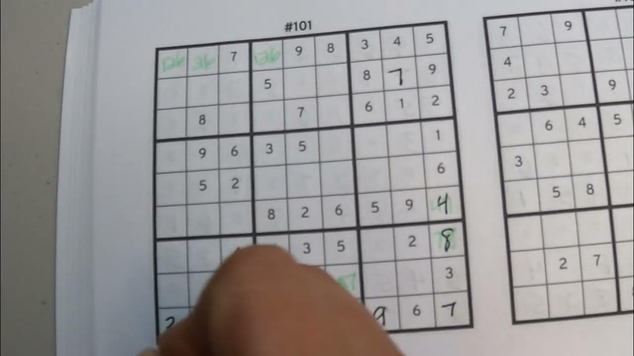Let's Sudoku! Puzzle #101 - YouTube