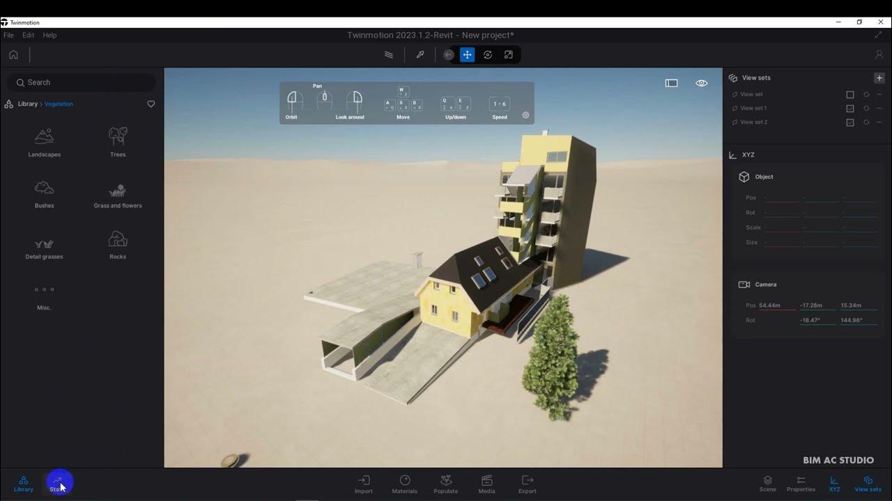 TwinMotion Tutorial for Beginner Lesson 2 User Interface - YouTube