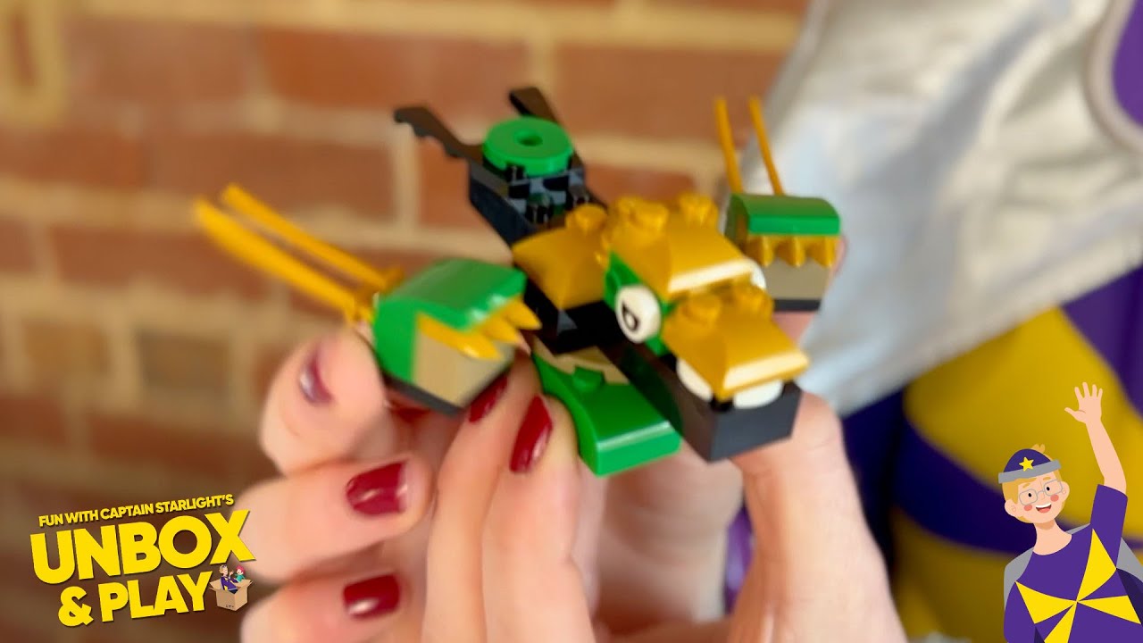 LEGO 2013 Ninjago Golden Dragon Mini Build Unbox And Play # ...