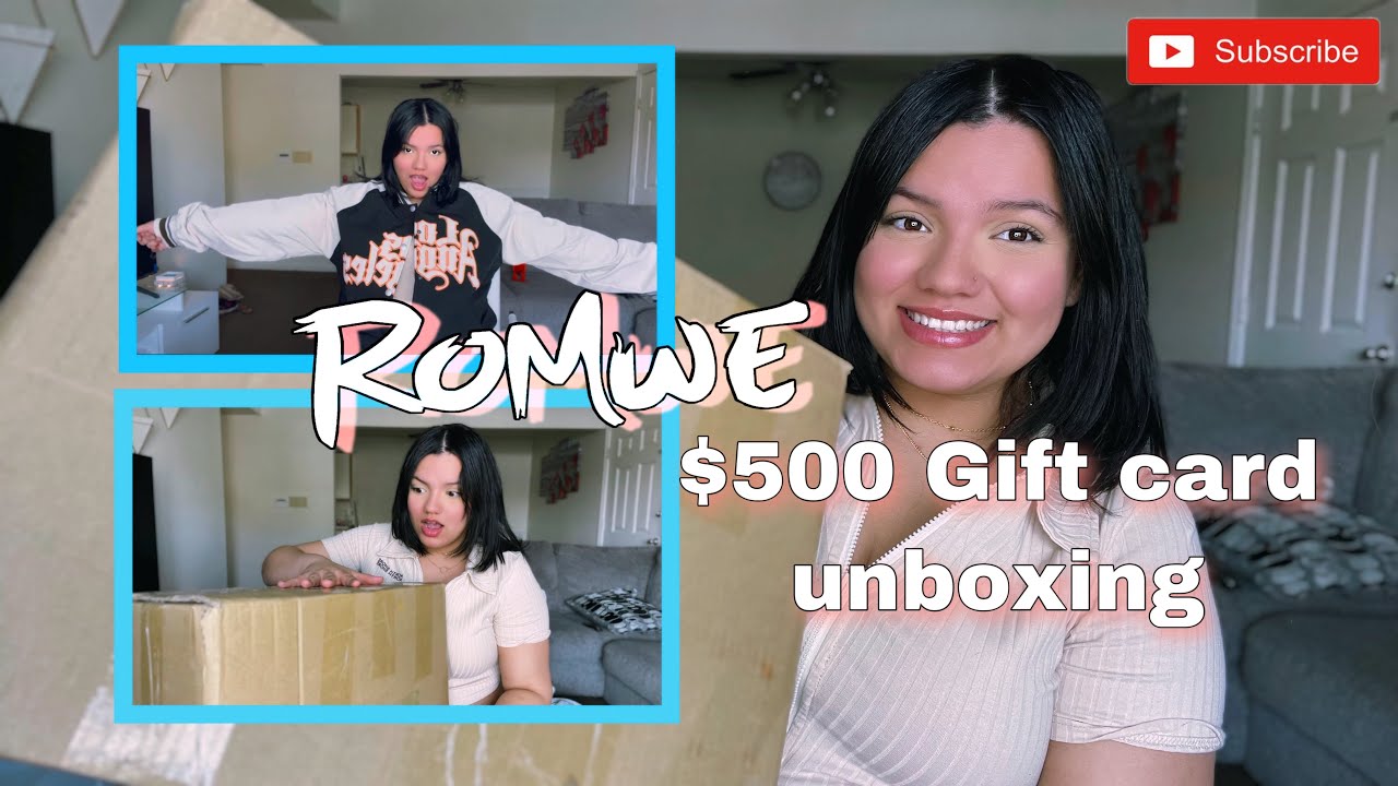ROMWE haul // $500 gift card unboxing 😍🔥 #romwe #kiikiimarie #romwehaul ...