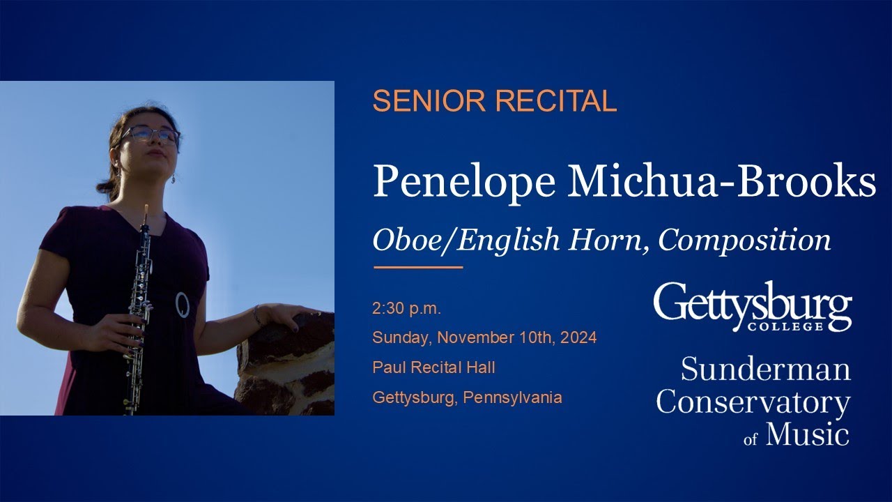 Penelope Michua-Brooks, Senior Recital - YouTube