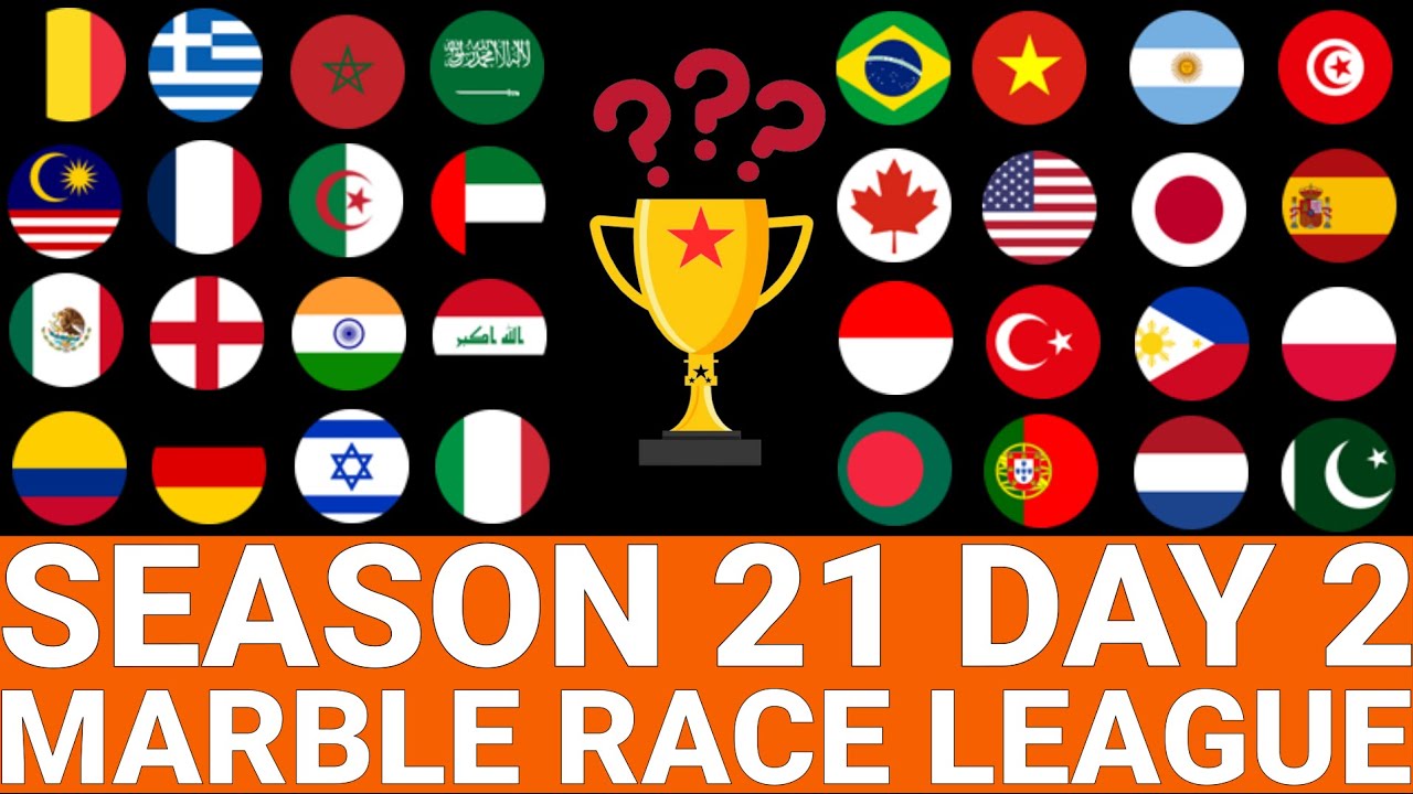 Marble Race League Season 21 DAY 2 Marble Race in Algodoo - YouTube