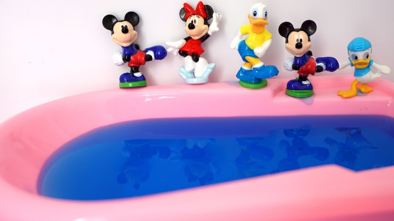Mickey bath jumping on the pool songs for children - Top Nursery Rhymes ...